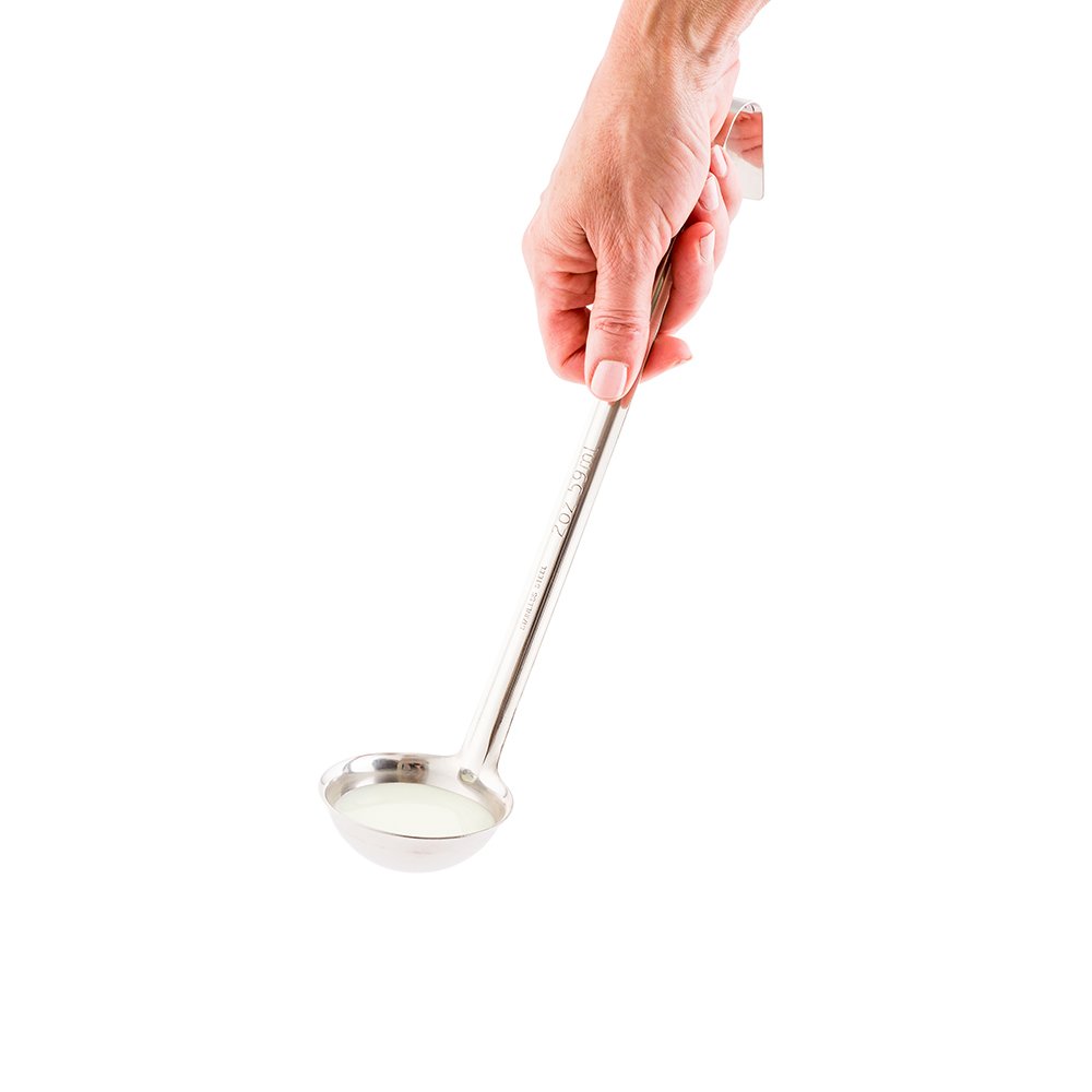 Restaurantware Met Lux 2 Ounce Portion Ladle 1 Multipurpose Portion Serving Spoon - Does Not Corrode Dishwashable Stainless Steel Portion Control Serving Utensil Premium