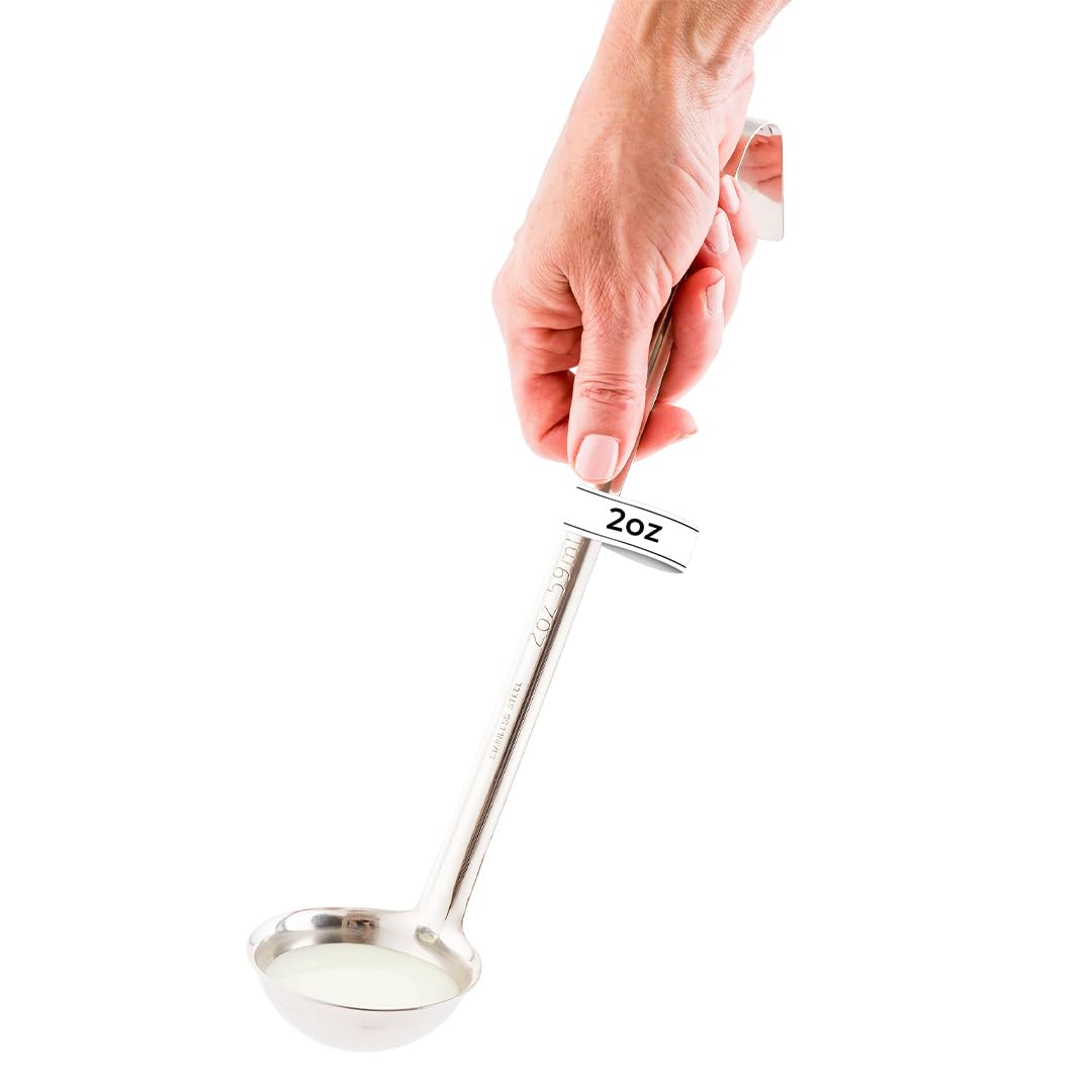 Restaurantware Met Lux 2 Ounce Portion Ladle 1 Multipurpose Portion Serving Spoon - Does Not Corrode Dishwashable Stainless Steel Portion Control Serving Utensil Premium