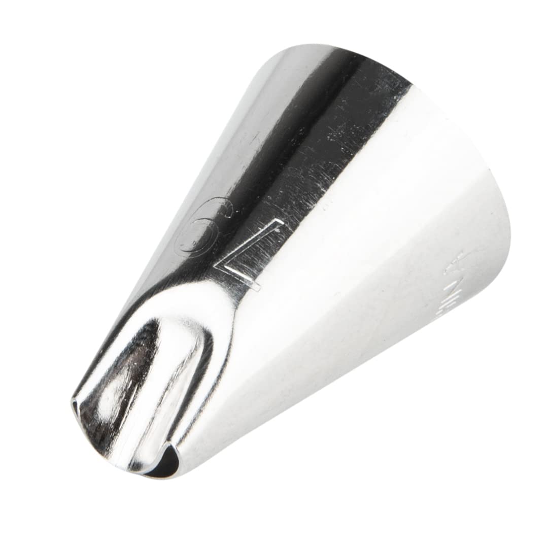 Restaurantware Pastry Tek Cake Tip 1 Specialty Piping Tip - #79 Dent-Resistant Stainless Steel Icing Decorating Tip Dishwasher-Safe Decorate Cupcakes Cakes or Cookies