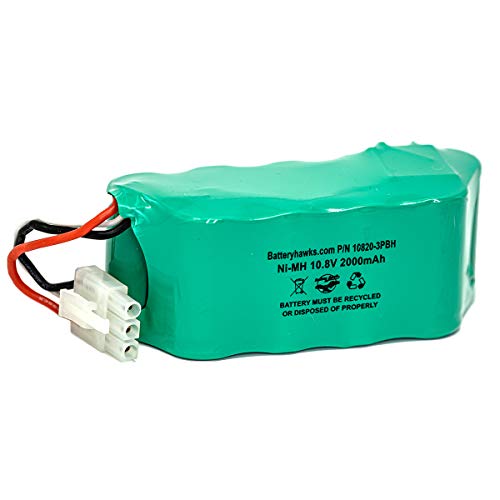XBT1106N SV1110 Shark Battery 10.8v 2000mAh Ni-MH SV1106N SV1110N SV11O6N SV116N Floor and Carpet Sweeper Replacement