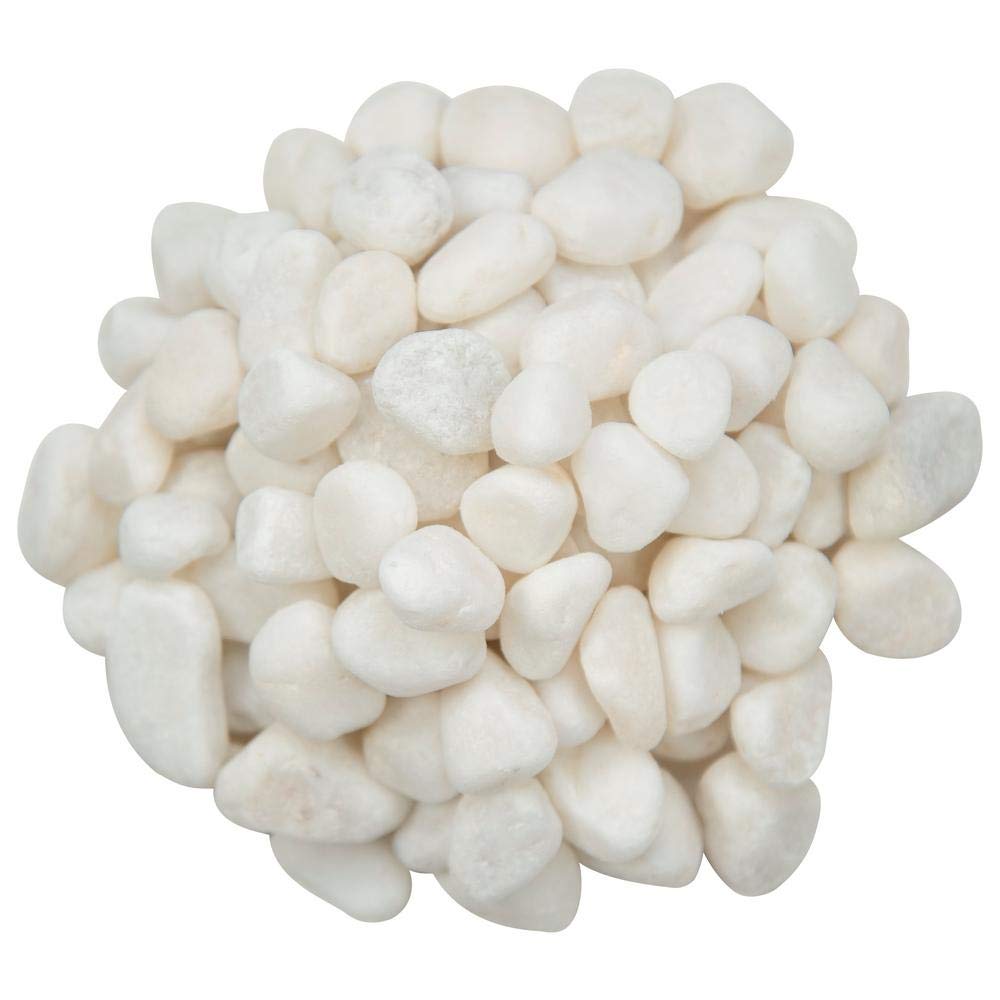 MSI Decorative Tumbled White Pebbles, 0.25 inch - 0.75 inch, 40 lb. Bag