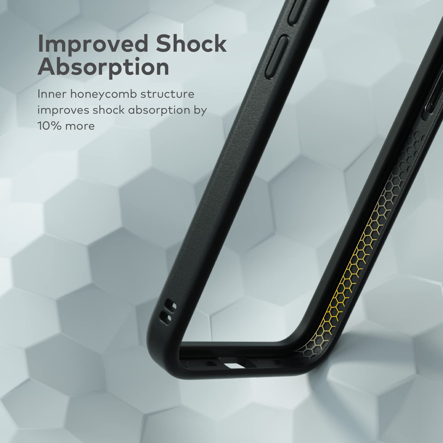 RhinoShield Bumper Case Compatible with [iPhone 13 Mini] | CrashGuard NX - Shock Absorbent Slim Design Protective Cover 3.5M / 11ft Drop Protection - Graphite