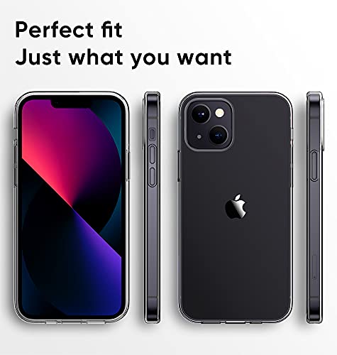 Raysmark iPhone 13 Mini Case, Ultra [Slim Thin] Scratch Resistant TPU Rubber Soft Silicone Protective Crystal Clear Case Cover for iPhone 13 Mini (Clear)
