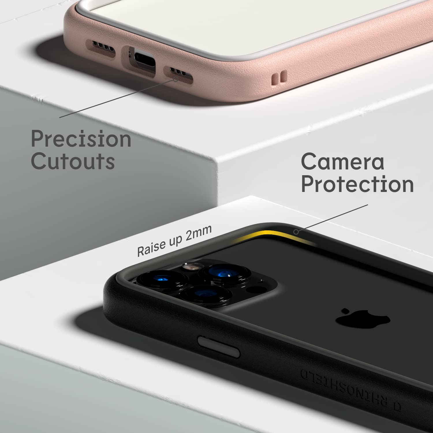 RhinoShield Bumper Case Compatible with [iPhone 13 Mini] | CrashGuard NX - Shock Absorbent Slim Design Protective Cover 3.5M / 11ft Drop Protection - Graphite