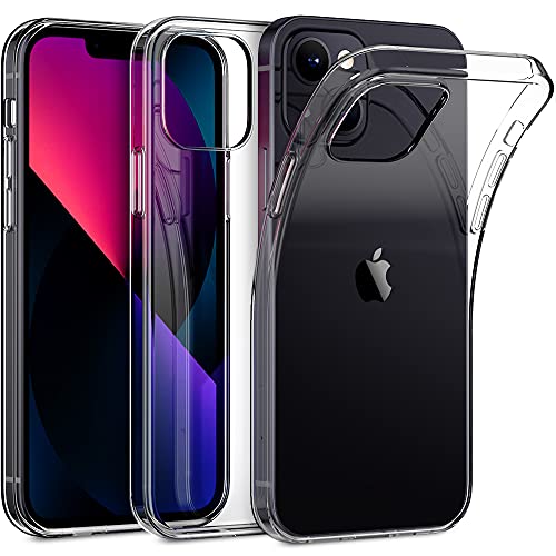 Raysmark iPhone 13 Mini Case, Ultra [Slim Thin] Scratch Resistant TPU Rubber Soft Silicone Protective Crystal Clear Case Cover for iPhone 13 Mini (Clear)