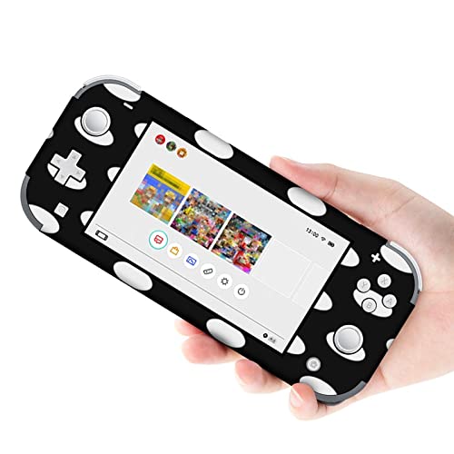 Big Polka Dot Pattern Compatible with Switch/Switch Lite Console Joy-Con Dock Sticker Skin Full Set Cute Stickers Cover for Switch Lite