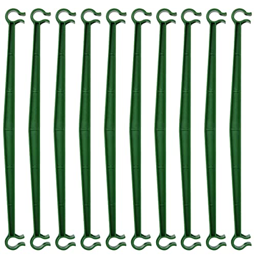 100 Pieces Stake Arms for Tomato Cage Expandable Trellis Connectors Plant Support Garden Stakes 12.6” Garden Plants Stake Arms Fit for 16mm Stakes