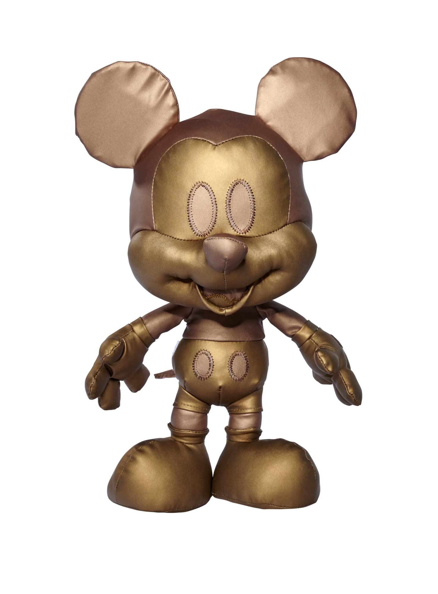 Simba 6315870313 Disney Bronze Mickey Mouse, April Edition, Amazon Exclusive, 35 cm Plush Figure in Gift Box, Special, Limited Edition Collectible, Soft Toy Suitable for Children from Birth