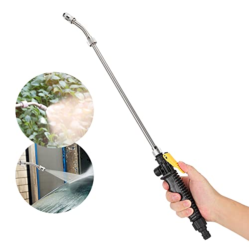 Watering Wand, Water Sprayer, G3/8in Dn10 2-in1 High Pressure Adjustable Water Sprayer Flower Watering Nozzle 22.8in For Gardens Orchards Greenbelts