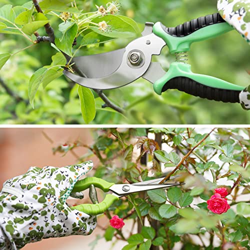 BIUBIUFLY Mini Gardening Tool Set: Stainless Steel Heavy Duty Garden Tools Kit Miniatur Floral Succulent Potting Planting Small Hand Tool Set Gardener Repotting Tools Kit