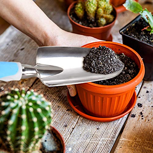 Codirom Garden Tools Set 5PCS Gardening Tools Planting Trowel Garden Shovel Garden Rake Transplant Tools