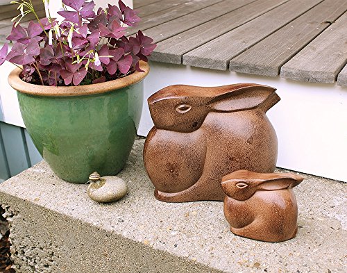 Achla Designs Moon Bunny Garden Statue, Small