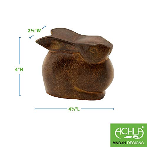 Achla Designs Moon Bunny Garden Statue, Small