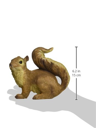 Design Toscano QM188732 Scamper the Woodland Squirrel Outdoor Garden Statue, 7 Inch, Polyresin,full color