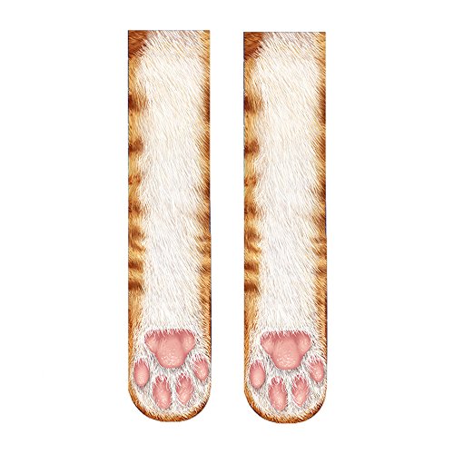 Folouse Stocking Stuffers for Women Animal Paws Socks, Easter Basket Stuffers for Teens Boys, Dog Paw Socks Funny Gift