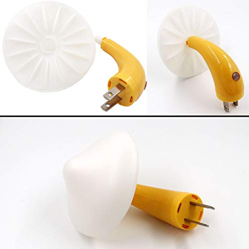 AUSAYE Sensor LED Night Light Plug in Lamp Mushroom Night Light 7-Color Changing Magic Mini Pretty Mushroom-Shaped Night Lights for Adults Kids NightLight