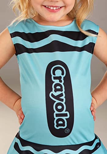 Fun Costumes Blue Crayola Costume Dress for Kids - Includes Dress, Headband with Hat