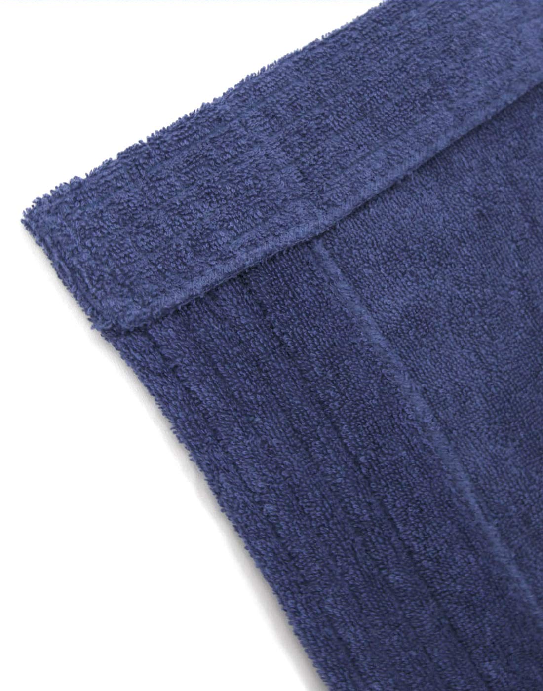 Ramesses Bathrobe Mens,Premium Thick Terry Cloth Bathrobe,Towel Bath robe Long–Staple Combed Men's Cotton Robe(Navy)
