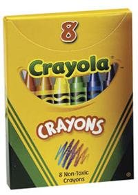 Crayola Crayons 8 Colors, 3 Pack