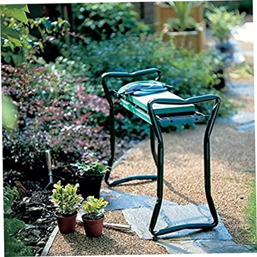 KUYYFDS Garden Kneeling Stool Foldable Sitting Stool Gardening Kneeling Chair Side Toolkit Side Kit Large Tool Pocket for Gardening Lovers Kneelers