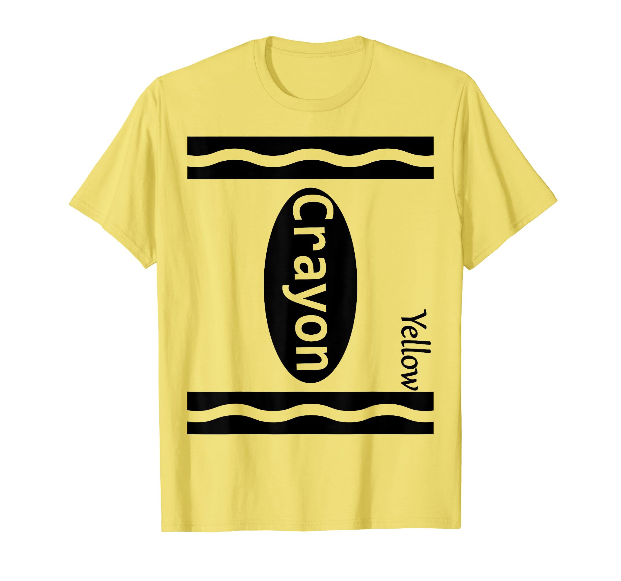 Yellow-Crayon Halloween-Costumes 2020 Kids Boys Girls Women T-Shirt