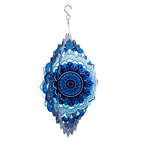 FENDISI Stainless Steel Wind Spinner- 3D Indoor Outdoor Garden Decoration Crafts Ornaments