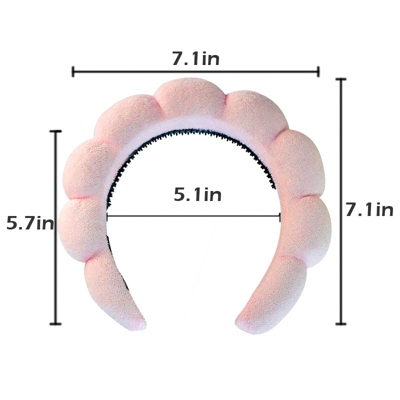 CHAOBANG 1Spa Headband and 2 Wristbands for Washing Face,decoration,Spa,Face Washing,Makeup Removal, Shower, Skincare,Hair Accessories,Terry Towel Cloth Fabric,Non slip