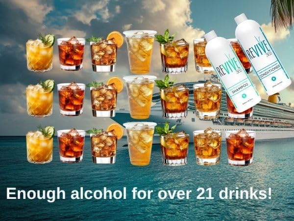ShampBooze Cruise Flasks (two 16.9 oz flasks) by Smuggle Mug