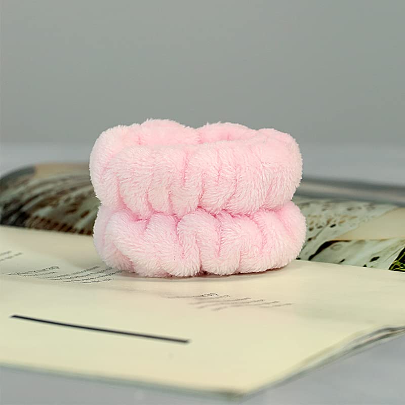 CHAOBANG 1Spa Headband and 2 Wristbands for Washing Face,decoration,Spa,Face Washing,Makeup Removal, Shower, Skincare,Hair Accessories,Terry Towel Cloth Fabric,Non slip