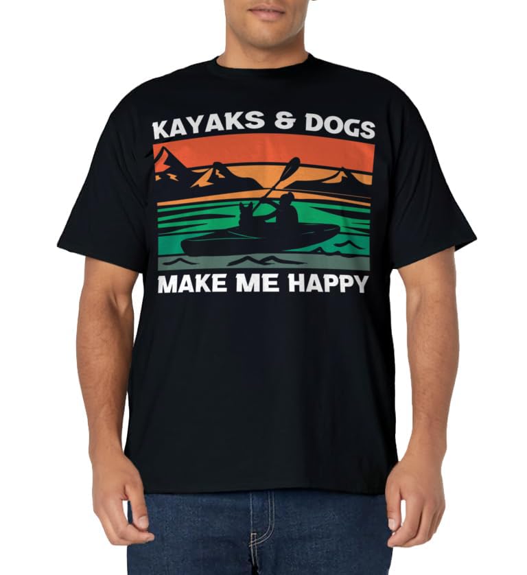Kayaking Kayaks And Dogs T-Shirt