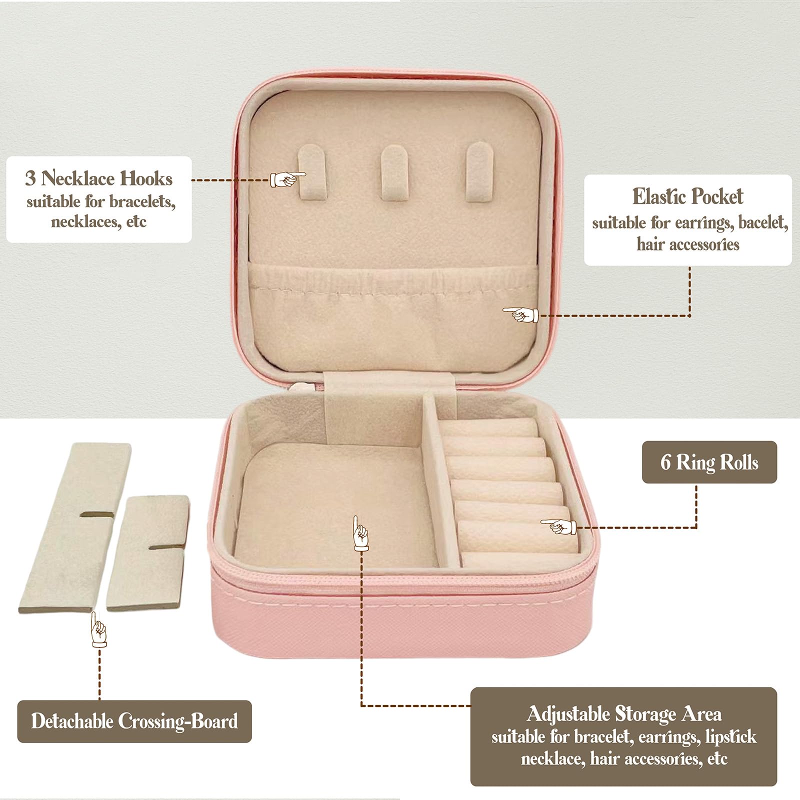 40th Birthday Gift for Women, 40th Birthday Jewelry Mini Storage Box with Refillable Perfume Bottle, Gift for 40 Year Old Female, 40th Bday Gift, 40 & Fabulous Gift, 40th Birthday Items
