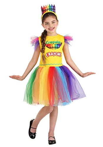 Kids Crayon Box Costume Dress Dress and Headband Included