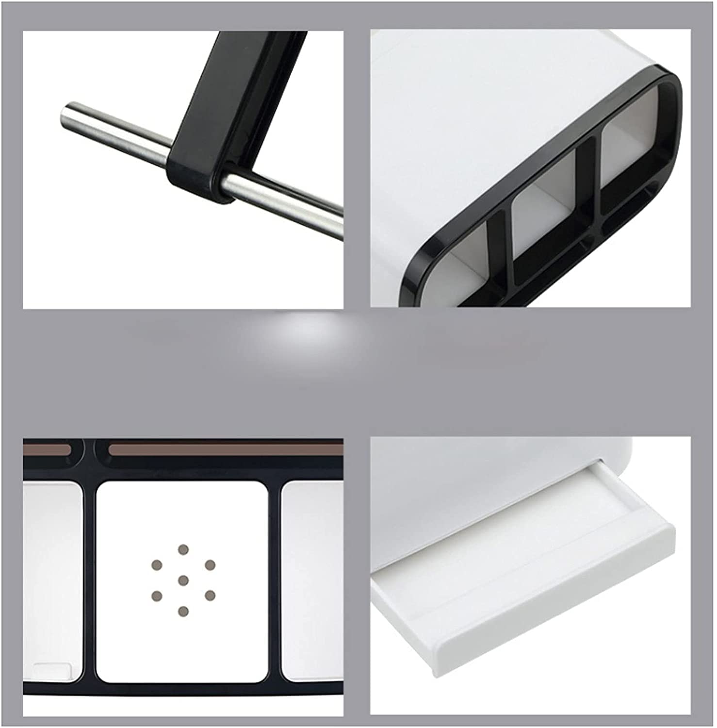 ceramic Utensil Caddy Multifunctional Kitchen Storage Rack Wall-Mounted Hollow Drain Chopstick Holder Rag Rack Pen Holder chopstick holder