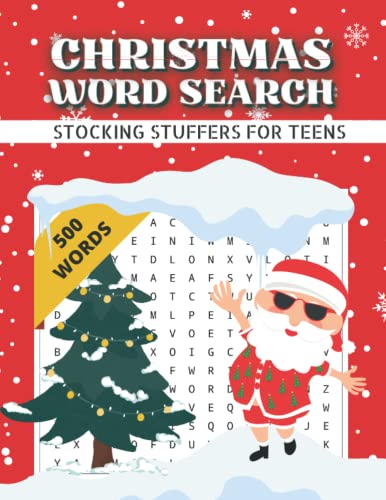 Stocking Stuffers for Teens : Christmas Word Search: Stocking Stuffer Idea for Boys and Girls | 50 Christmas Wordsearch Puzzles