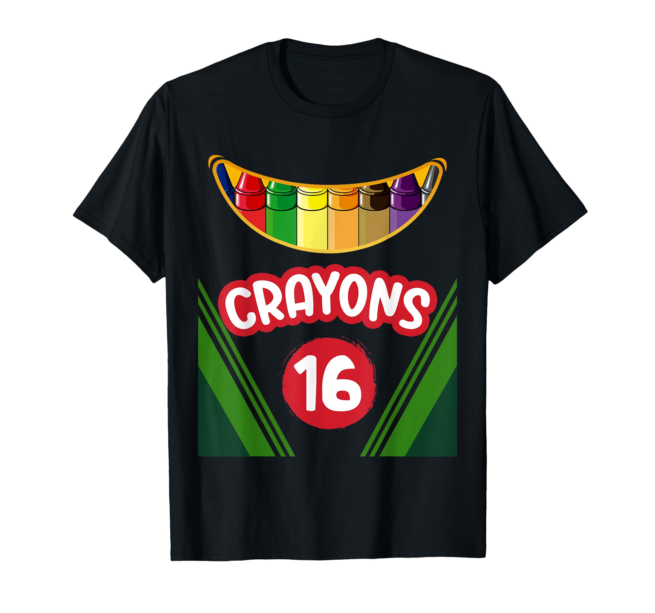 Crayon Box Fun Teacher Student Crayon Squad Halloween 2023 T-Shirt
