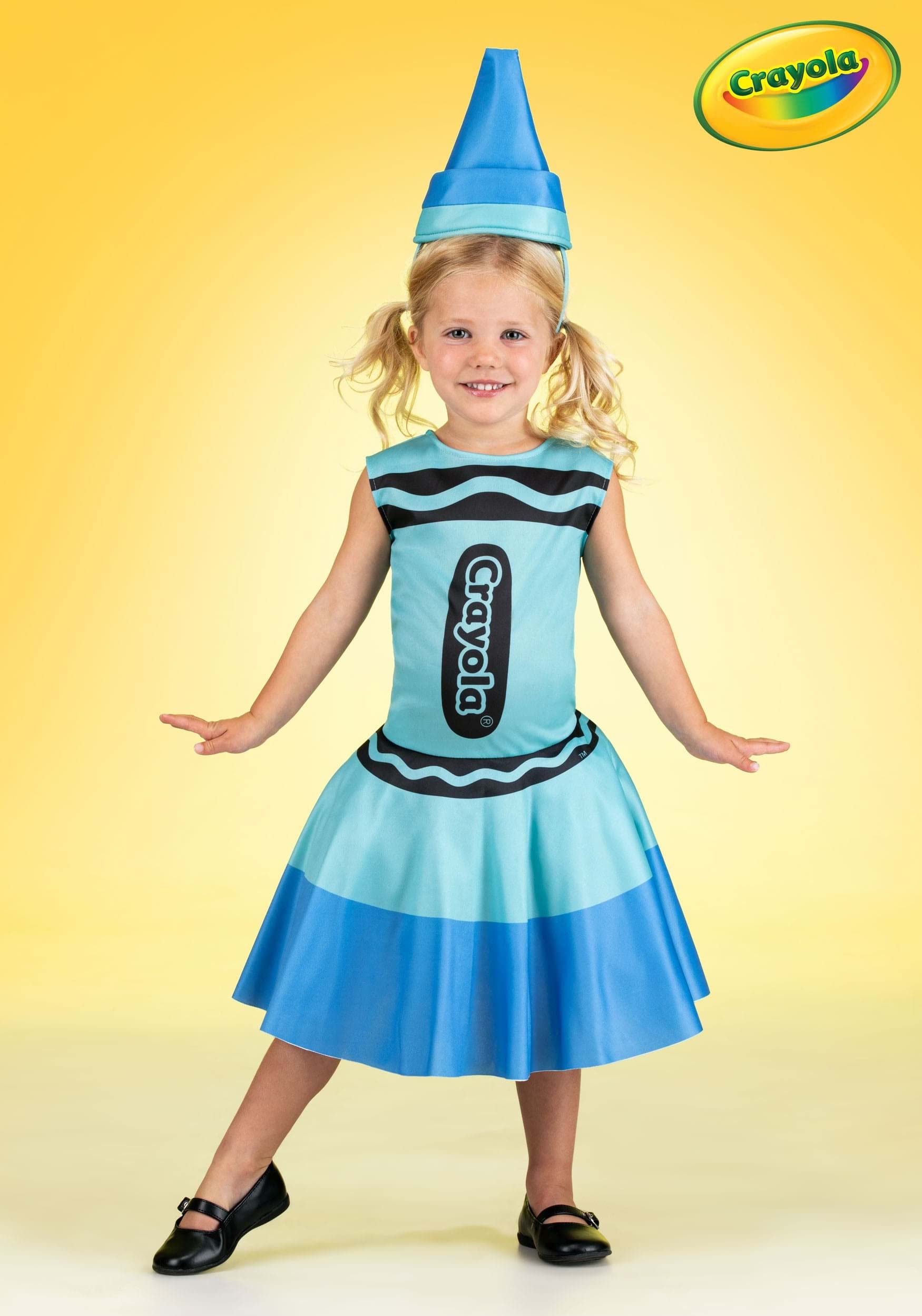 Fun Costumes Blue Crayola Crayon Toddler Costume Dress 2T