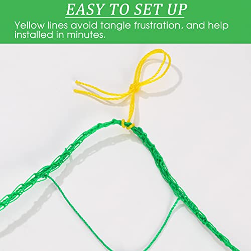 Trellis Netting for Climbing Plants, 6.6 x 16 Ft Cucumber Trellis Heavy Duty Garden Vegetables Grow Net for Fruits, Bean, Tomato, Garden Plants