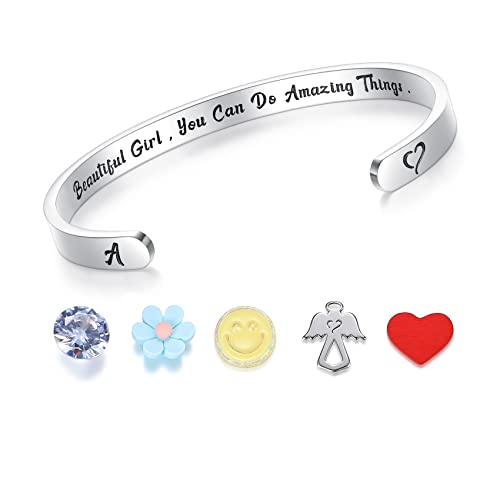 Easter Gifts for Teenage Girls 12 Year Old Bracelets for Teen Idea Confirmation Mothers Day Daughter Mom Granddaughter Small Unique Gifts Women Graduation her Christmas Stocking Stuffers Valentines