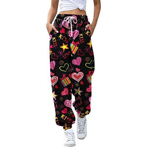 Rvidbe Sweatpants for Women with Zipper, Baggy Sweatpants for Women Wide Leg, Lounge Pants Women with Pockets, Women Casual Lounge Sweatpants Baggy Athletic Cinch Bottom Fit Lounge Pants