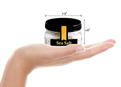Smoked Bacon Salt - Bacon Seasoning Great for Cooking or as a Finishing Salt - Alderwood Smoked Fine Sea Salt - 4 oz. Stackable Jar - Caravel Gourmet Salt