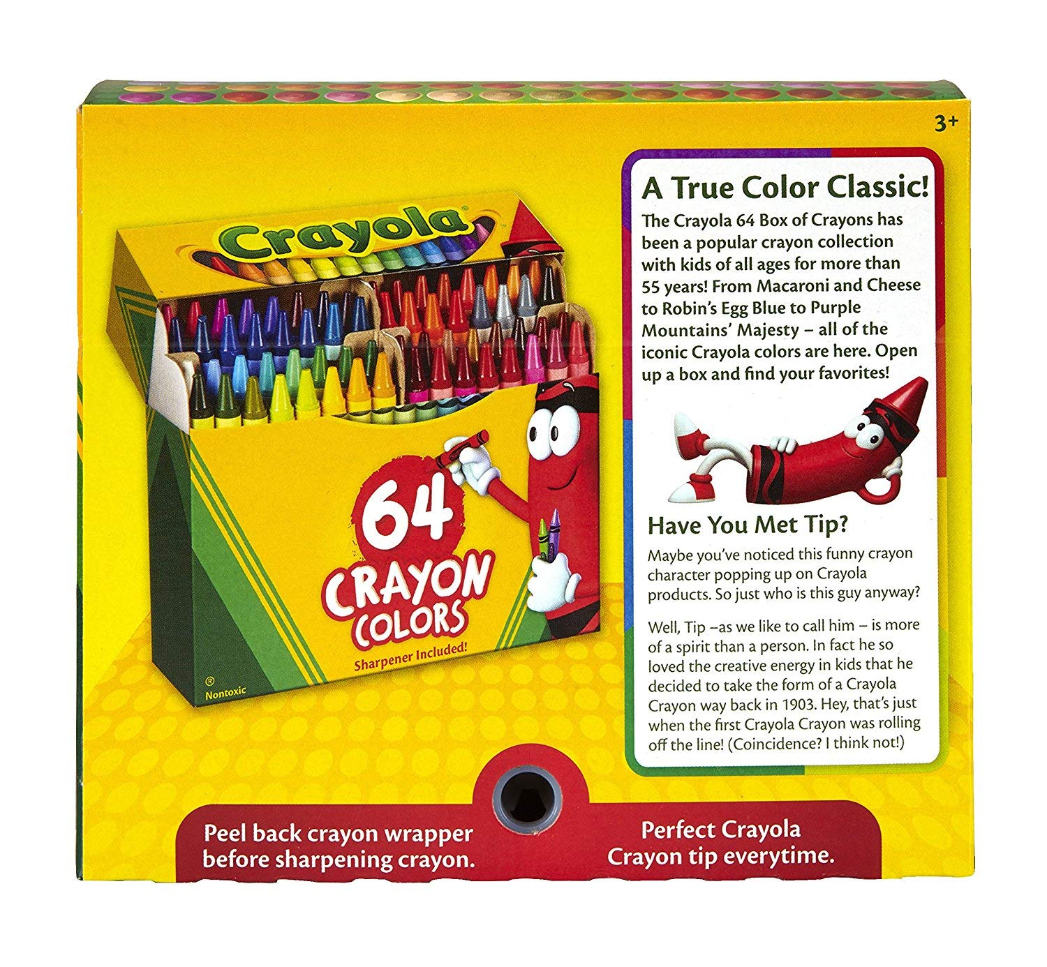 Crayola 6 Pack 64 Ct Crayons (52-0064), Assorted