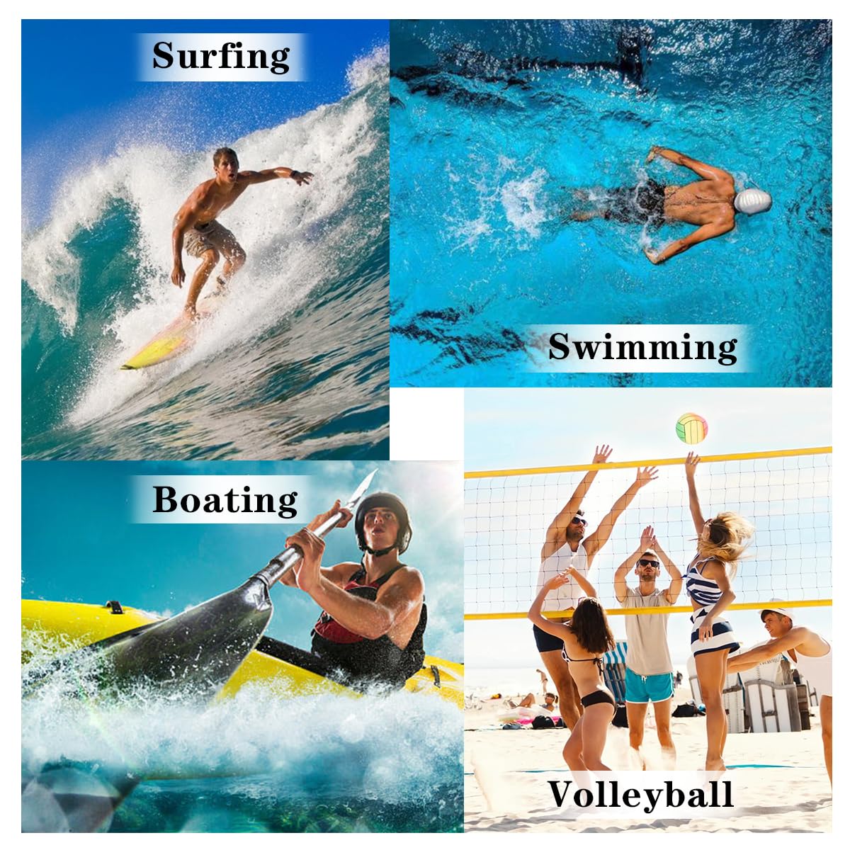 CASELAND Mens Swim Trunks Quick Dry Swim Shorts with Mesh Lining Beach Shorts with Pockets Funny Swimwear Bathing Suits