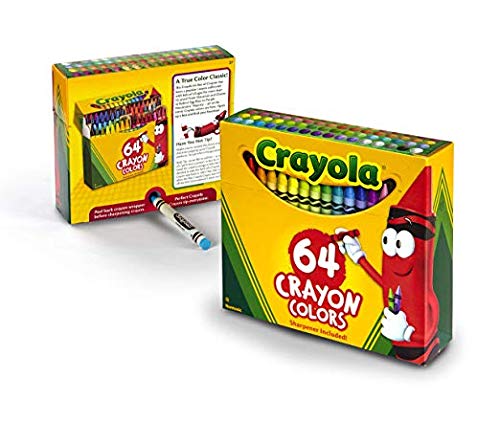 Crayola 6 Pack 64 Ct Crayons (52-0064), Assorted