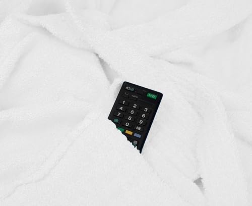 STF Linen Shawl collar Bathrobe Unisex Pack of One Pc, Cotton Robes, Terry Cloth Robes, Towel Bathrobe, Lightweight, Spa Robes
