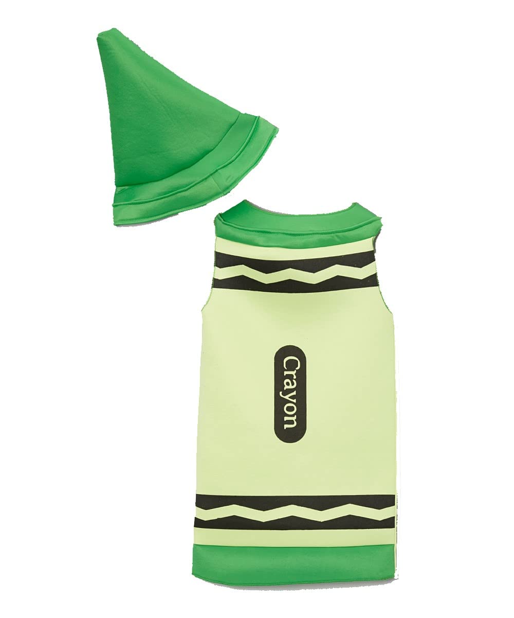 Dress Up America Crayon Costume for Kids - Green Crayon Tunic for Girls and Boys
