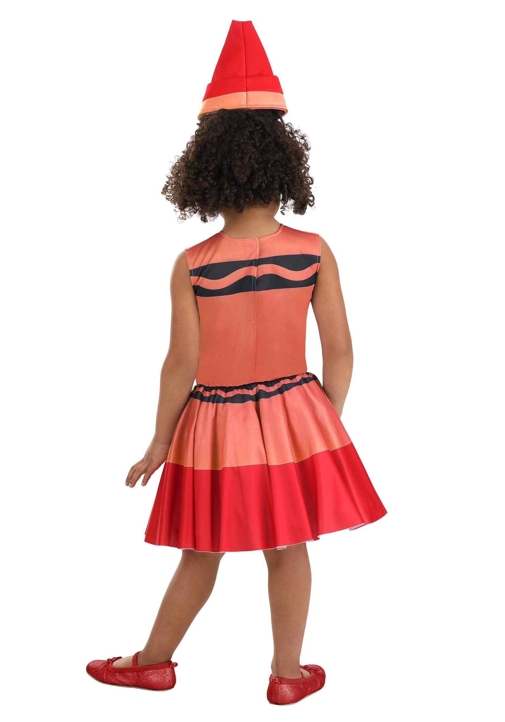 Fun Costumes Crayola Red Crayon Costume Dress - Dress with Headband - Toddler