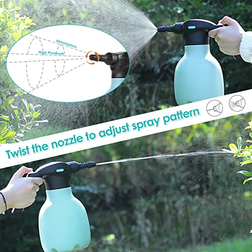 SideKing 0.4Gal/1.5L Electric Spray Bottle for Indoor/Outdoor Plants, Automatic Plant Mister Spray Bottle Rechargeable Battery Powered Sprayer with Adjustable Spout for Gardening,Fertilizing,Cleaning