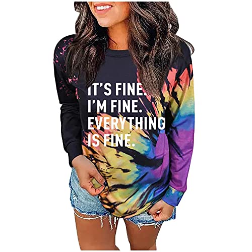 Zieglen Halloween Costumes for Girls Womens Leopard Print Tops Long Sleeve Casual Loose Fit Shirts Color Block Tunics