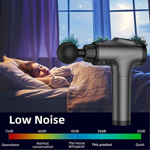 APHERMA Massage Gun, Muscle Massage Gun for Athletes Handheld Deep Tissue Massager Tool 30 Speed Levels 10 Heads