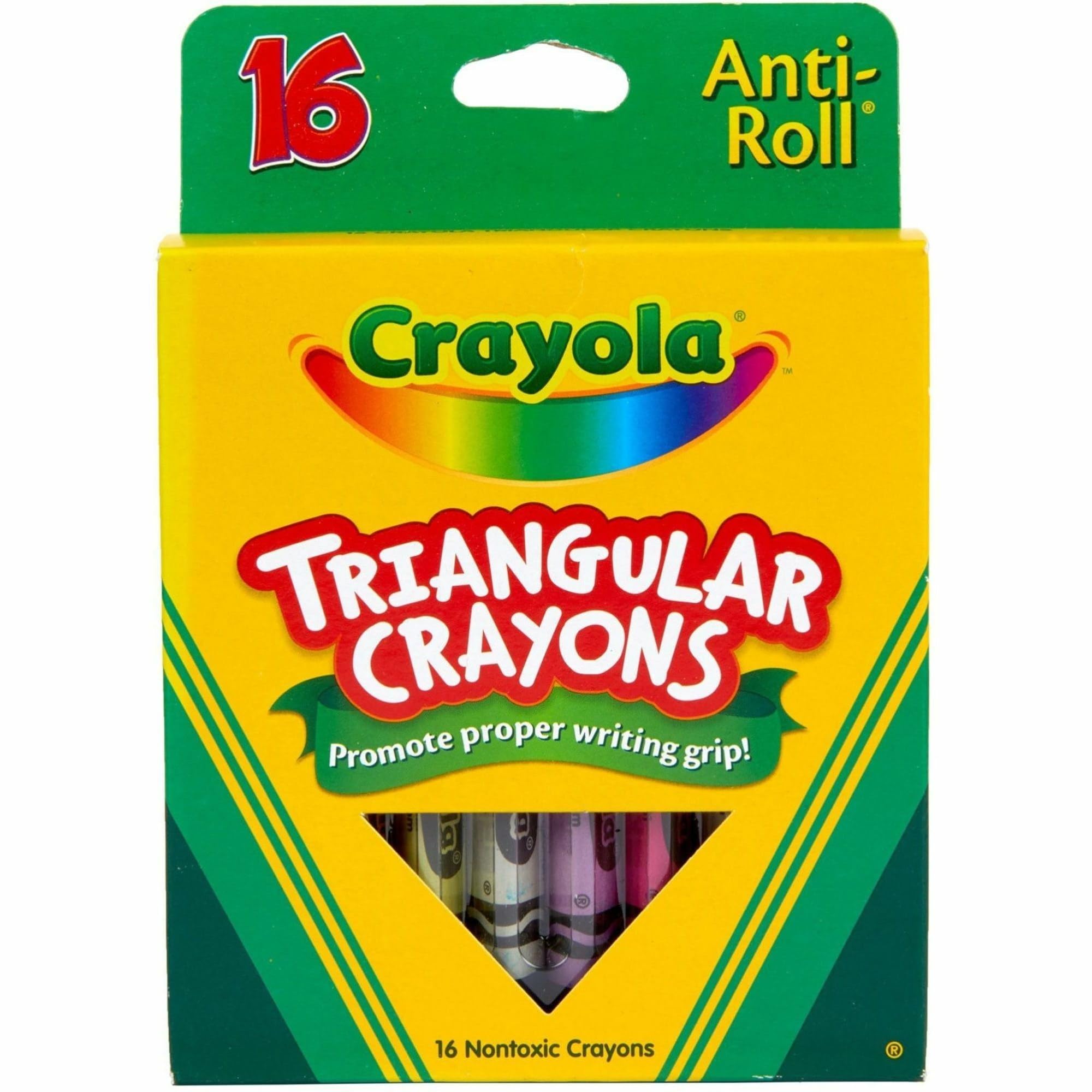 Crayola® Triangular Crayons, Box of 16